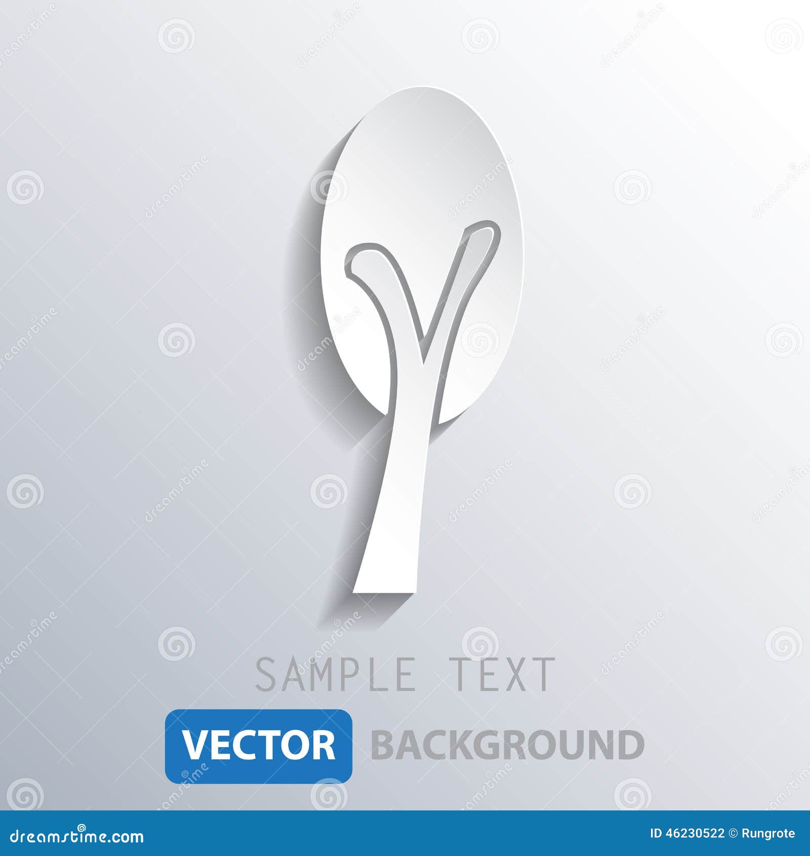 Abstract White Tree Background, Vector Eps10 Stock Vector ...
