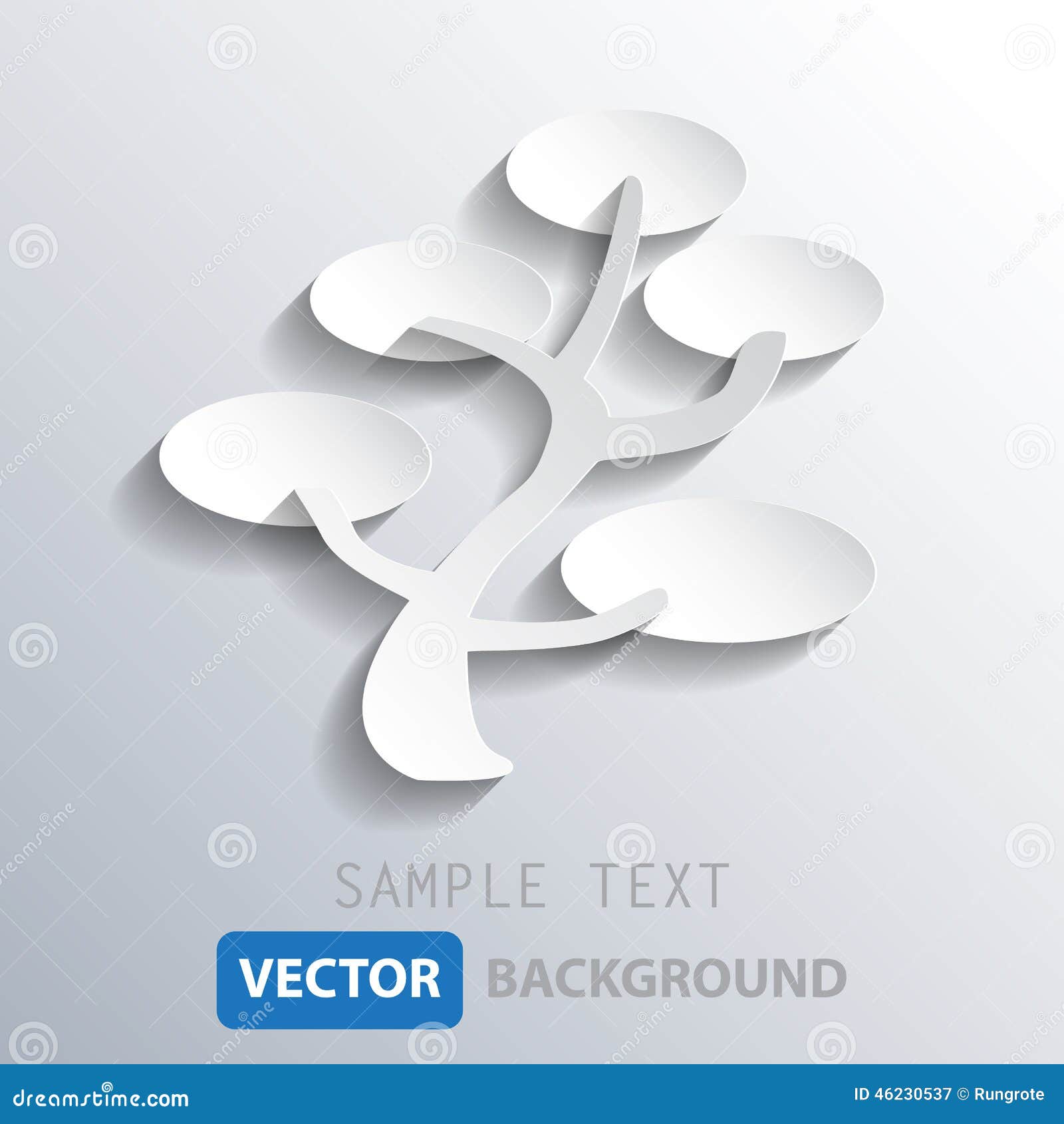 Abstract White Tree Background, Vector Eps10 Stock Vector ...