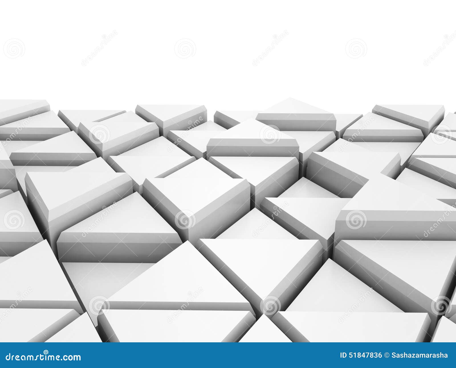 Abstract White Triangle Blocks Background Stock Illustration ...