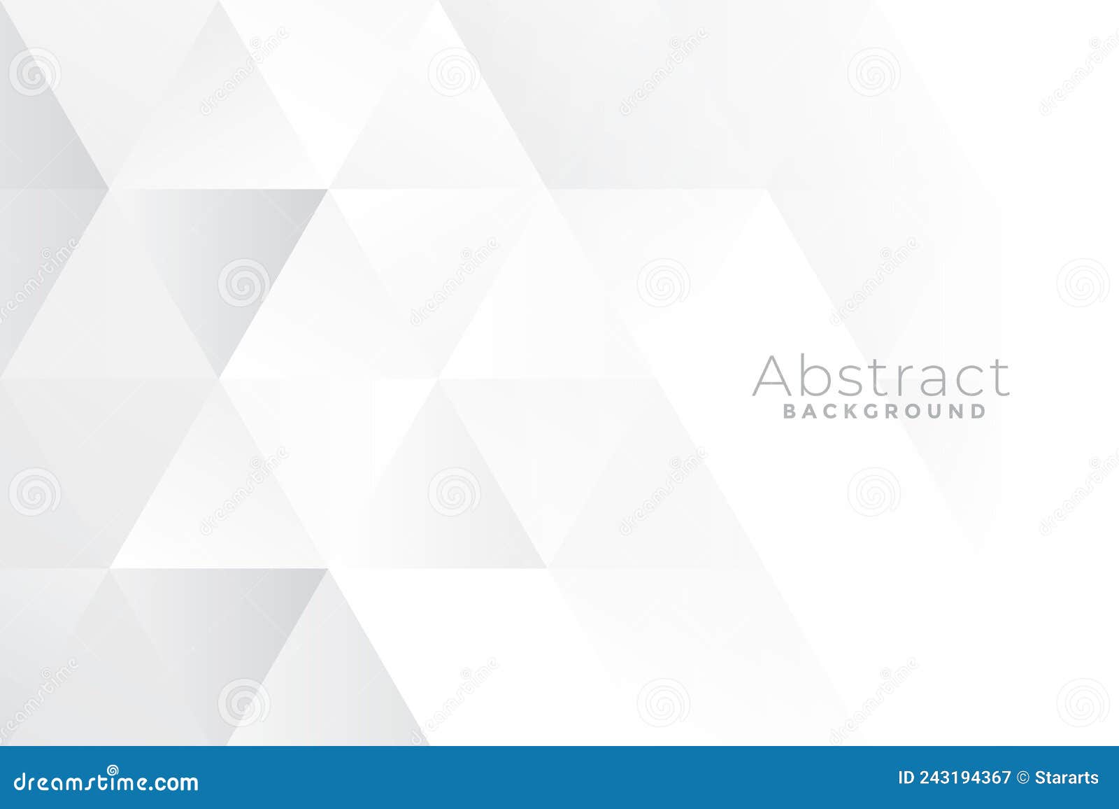 Abstract White Triangles Background Design Stock Vector - Illustration ...
