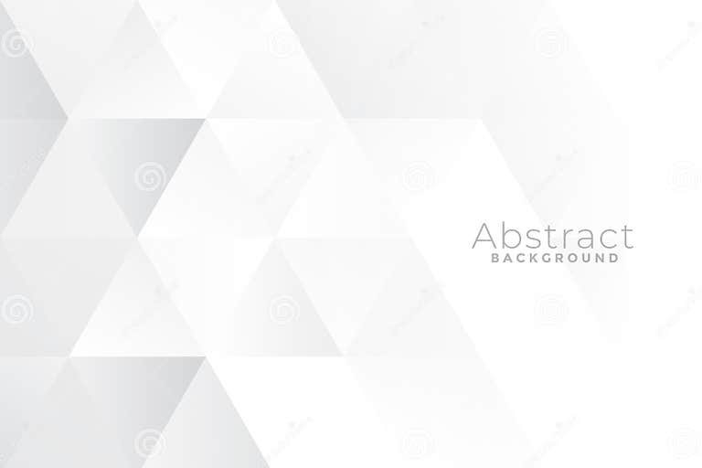Abstract White Triangles Background Design Stock Vector - Illustration of background, gray ...