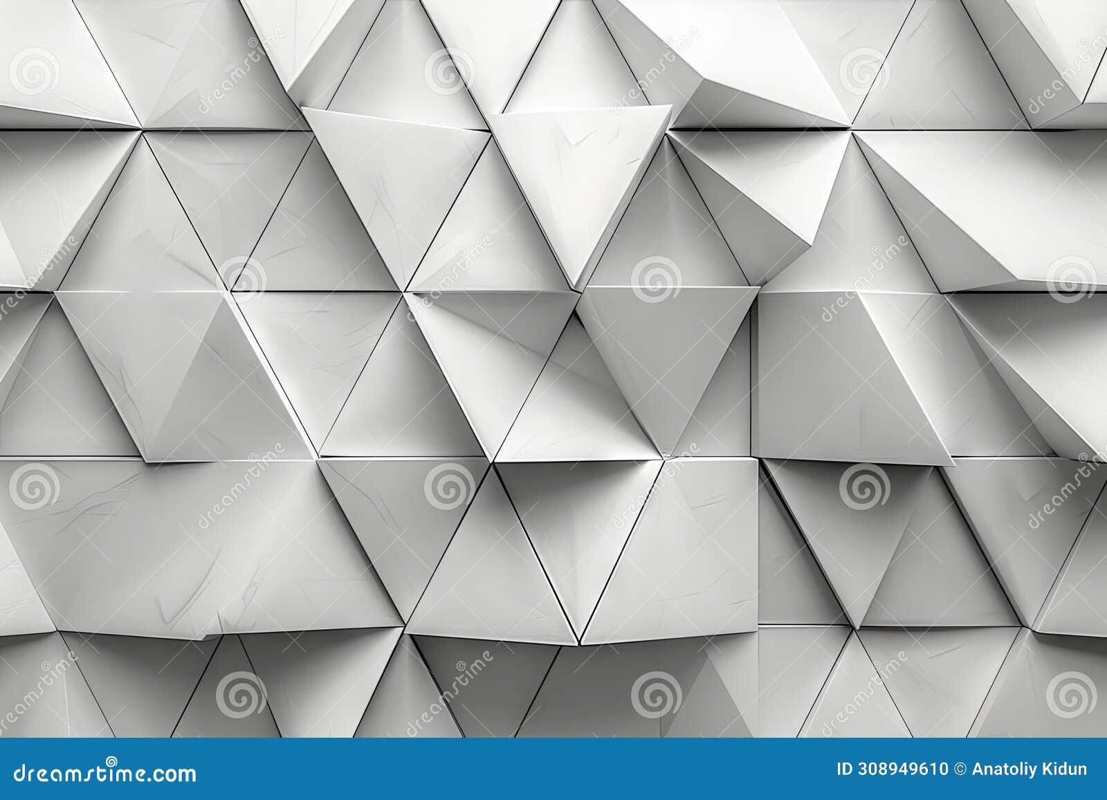 Abstract White Triangles Background with a Grey Color, in the Style of ...