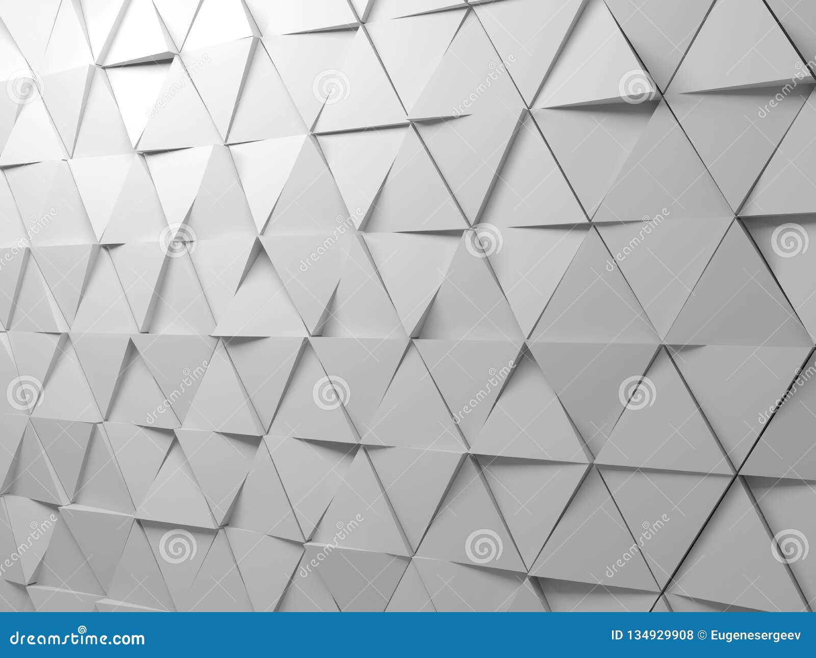 Abstract White Triangles Background Pattern Stock Illustration ...