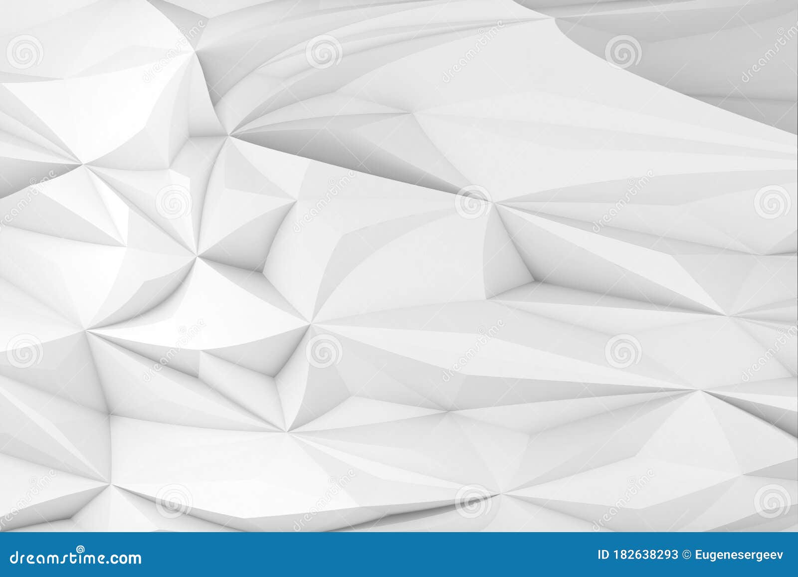 Abstract White Triangular Pattern. Low-poly Background Stock ...