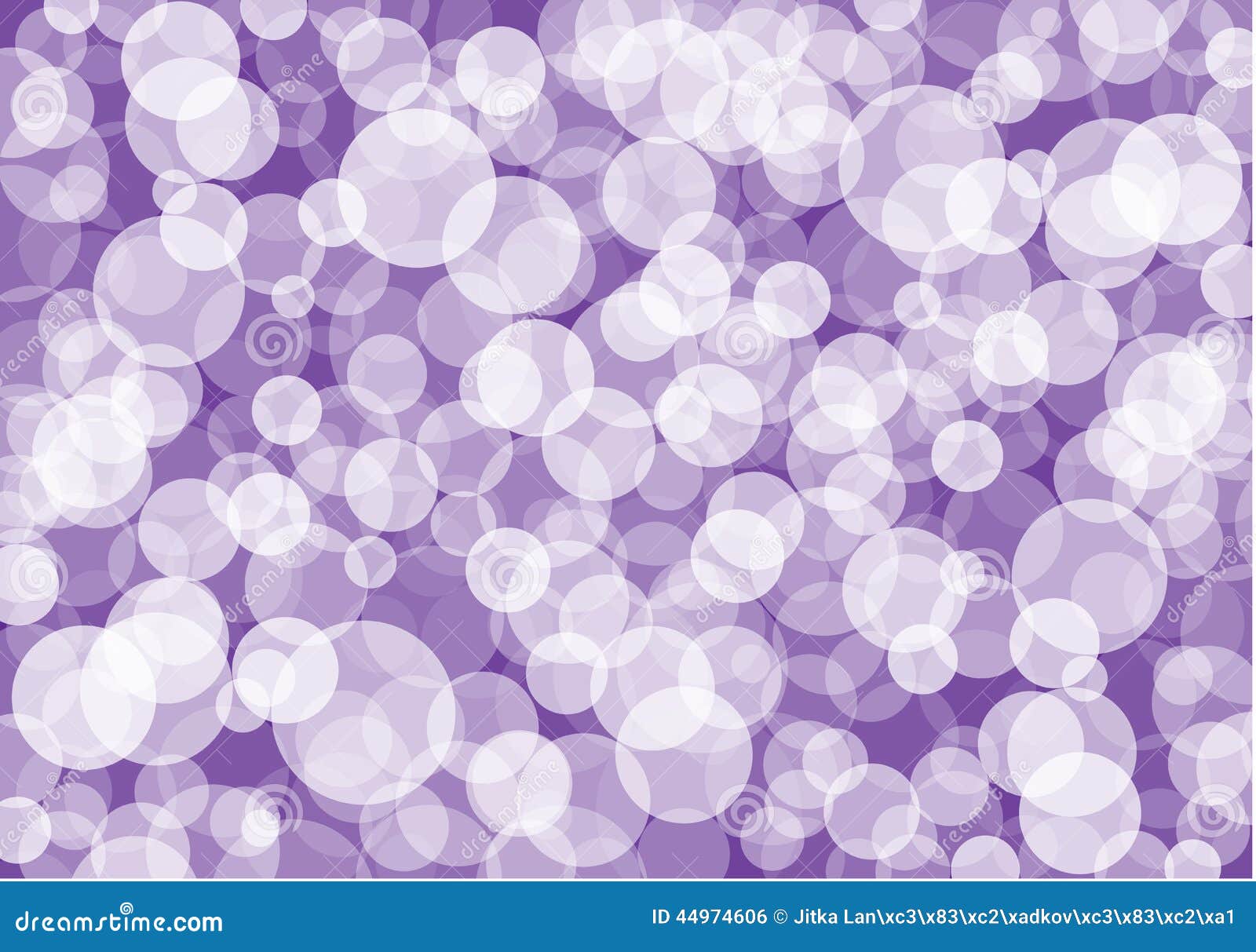 Abstract White and Violet Bubbles Background Stock Illustration ...