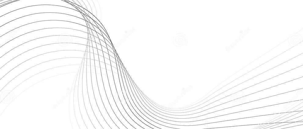 Abstract White Wave Background Vector Illustration Stock Illustration ...