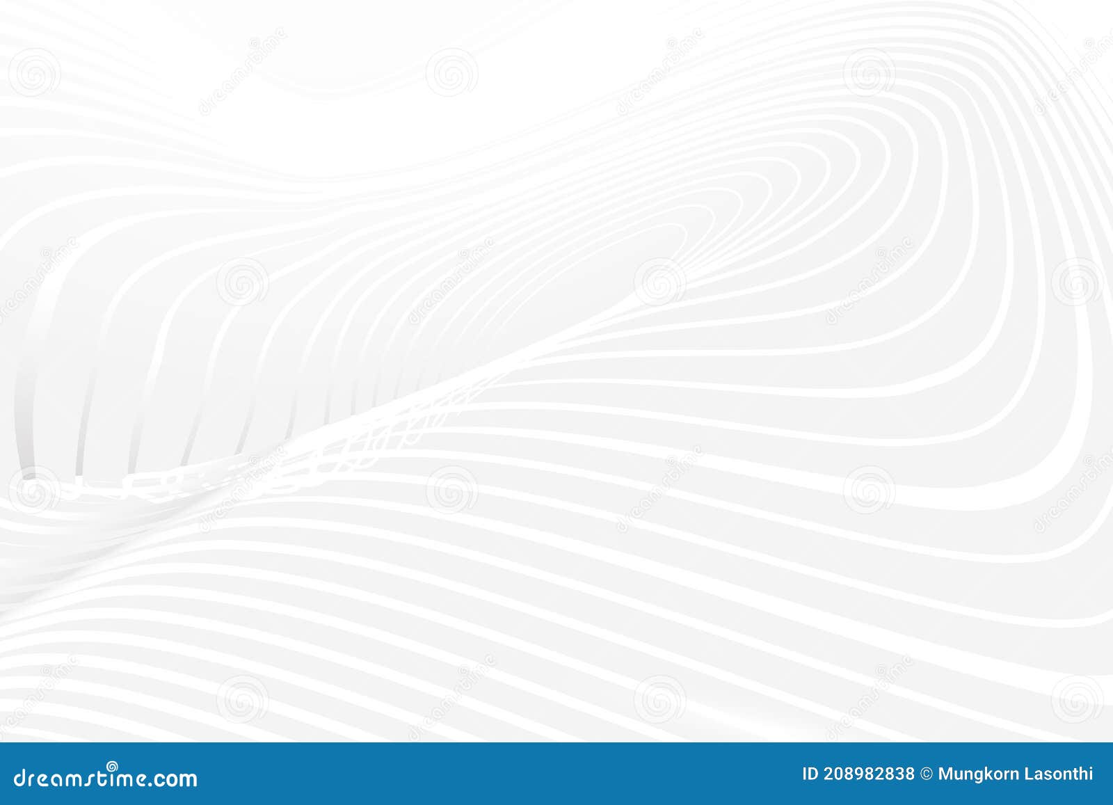 Abstract White Wave Background. Vector Illustration. Futuristic ...