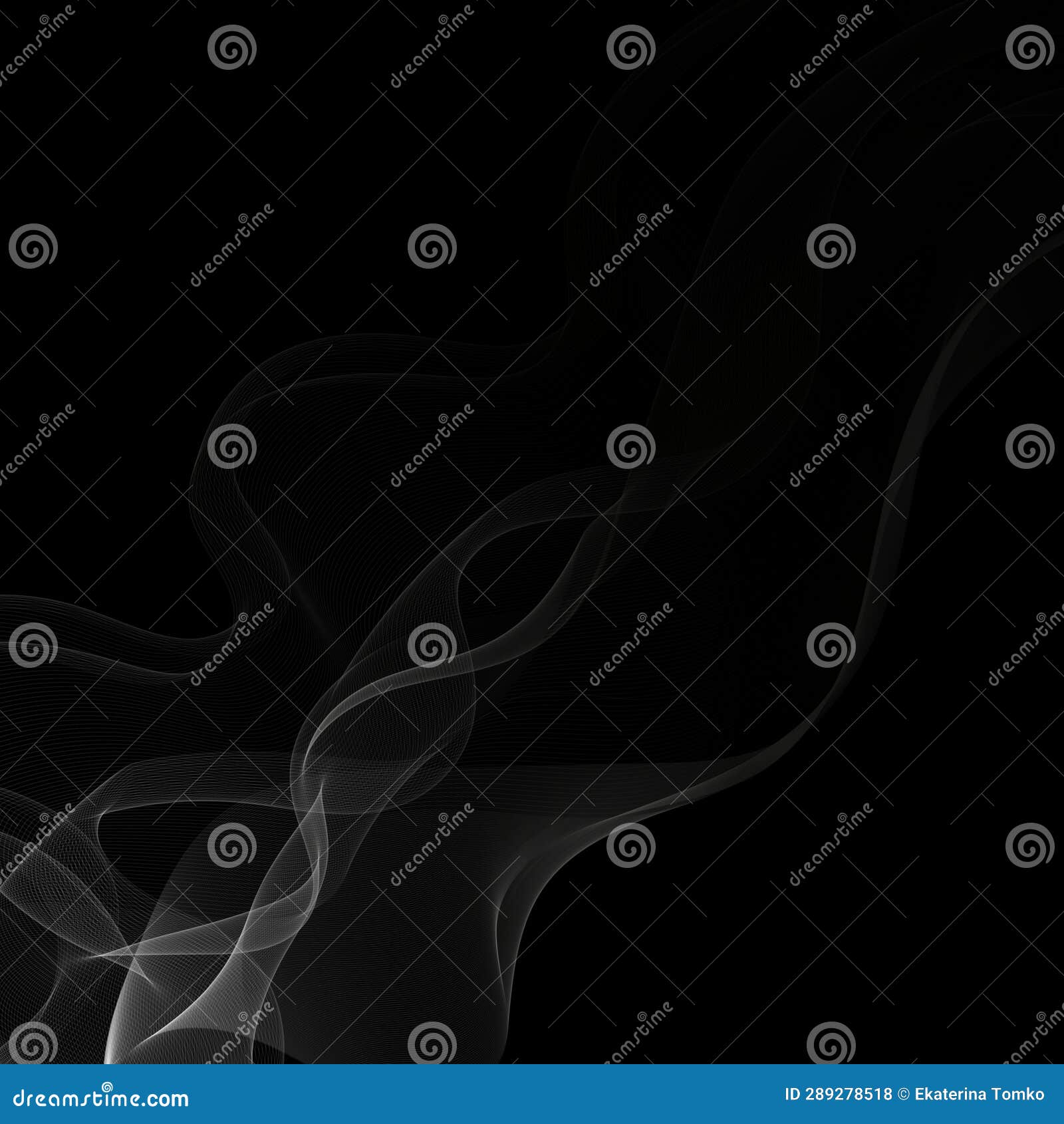 Abstract White Wave on Black Background.abstract Black and White ...