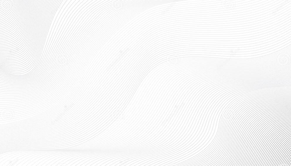 Abstract White Wave Line Pattern Background. Vector Illustration ...
