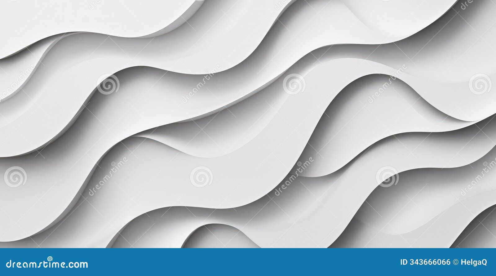 Abstract White Wave Pattern Background with Flowing Layered Design ...