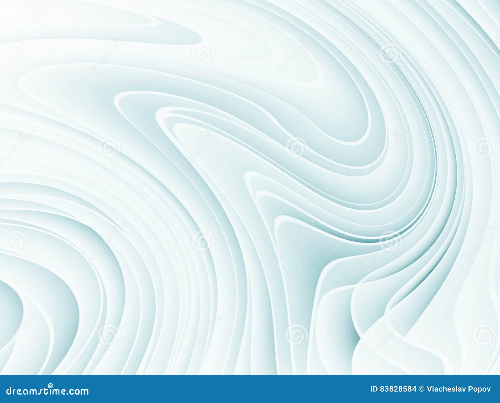 Abstract White Wave Pattern Stock Illustration - Illustration of ornate ...