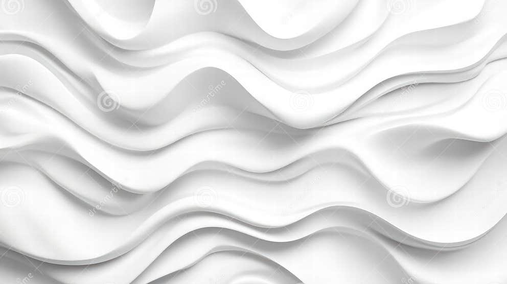 Abstract White Wave Pattern, a Minimalist Design Concept Stock ...