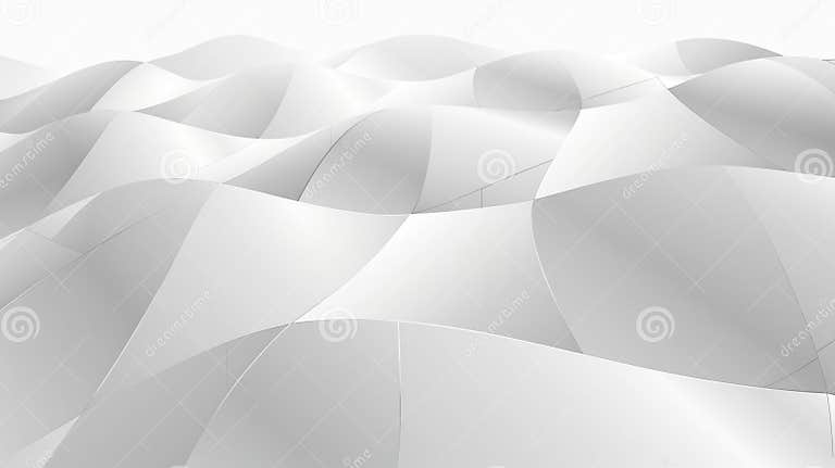 Abstract White Wave Pattern Stock Illustration - Illustration of white ...