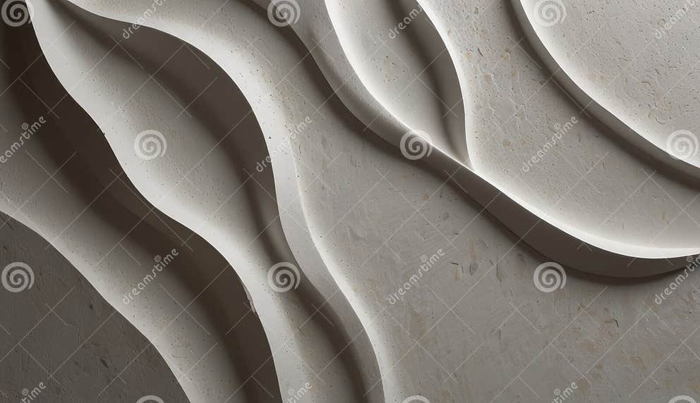 Abstract White Wave Patterns Stock Illustration - Illustration of ...