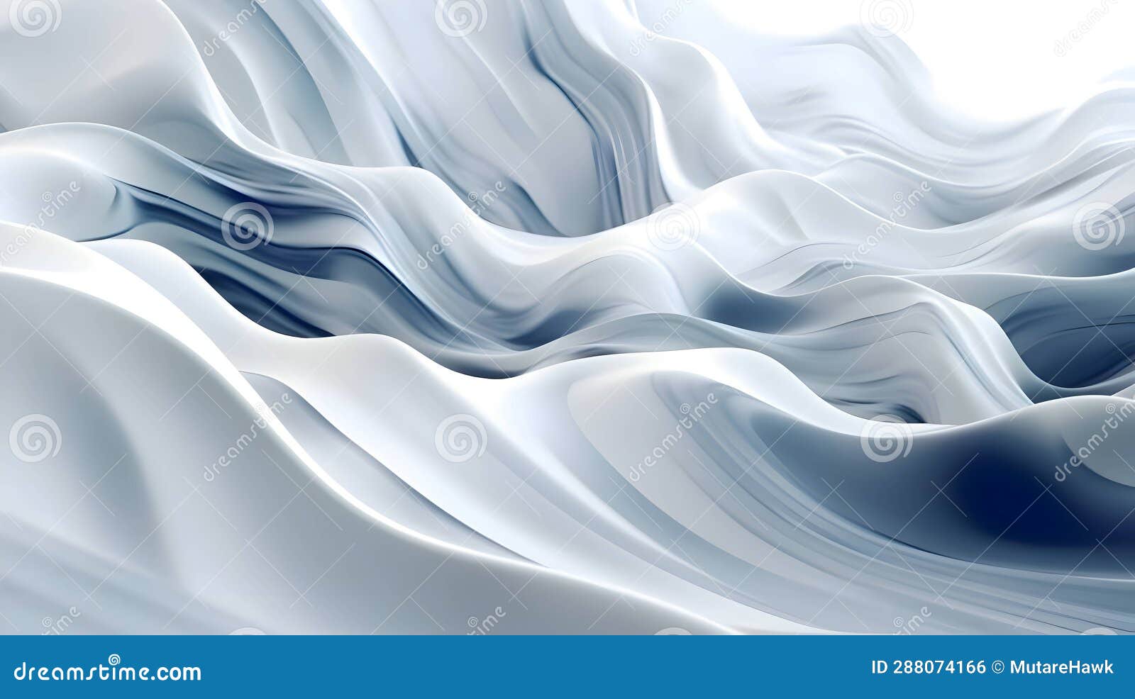 Abstract White Waves As Abstract Background Wallpaper Stock Vector ...