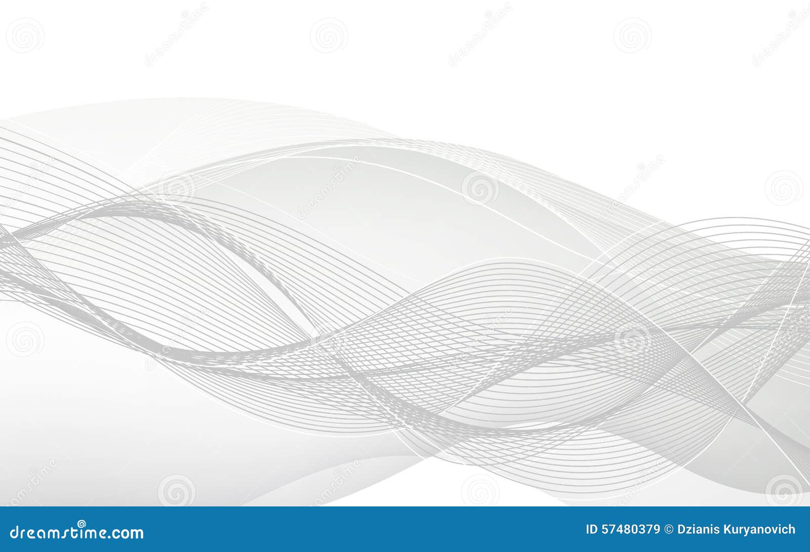 Abstract White Waves. Vector Illustration Stock Vector - Illustration ...