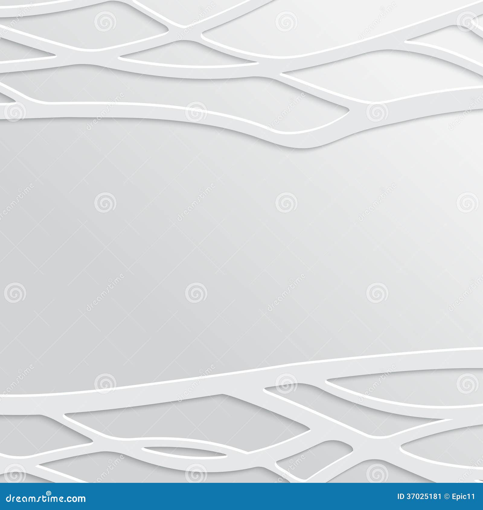 Abstract White Wavy Background Stock Vector - Illustration of element ...