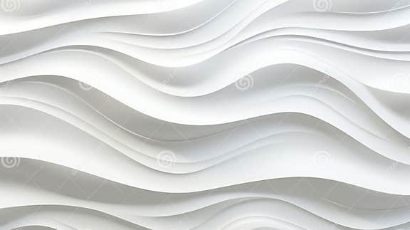 Abstract White Wavy Background. Texture of White Paint or Gypsum ...