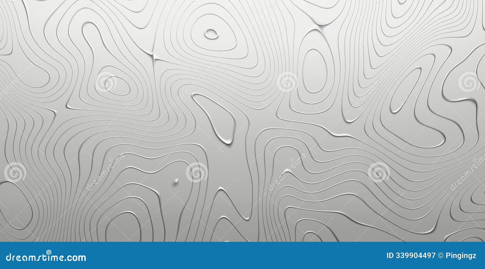 Abstract White Wavy Contour Lines on a Textured Surface Stock ...