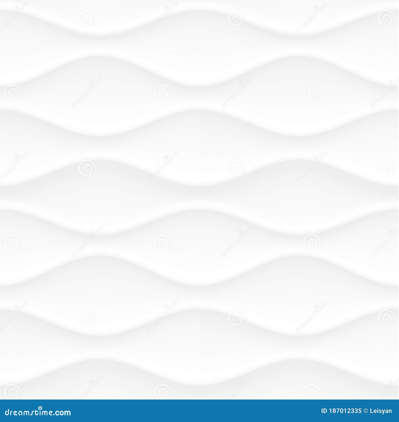 Abstract White Wavy 3d Texture Stock Illustration - Illustration of ...