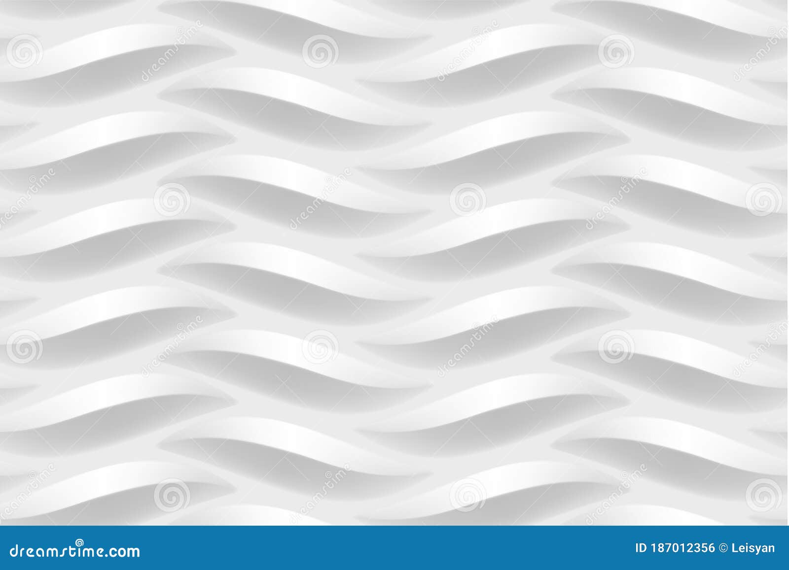 Abstract White Wavy 3d Texture Stock Illustration - Illustration of ...