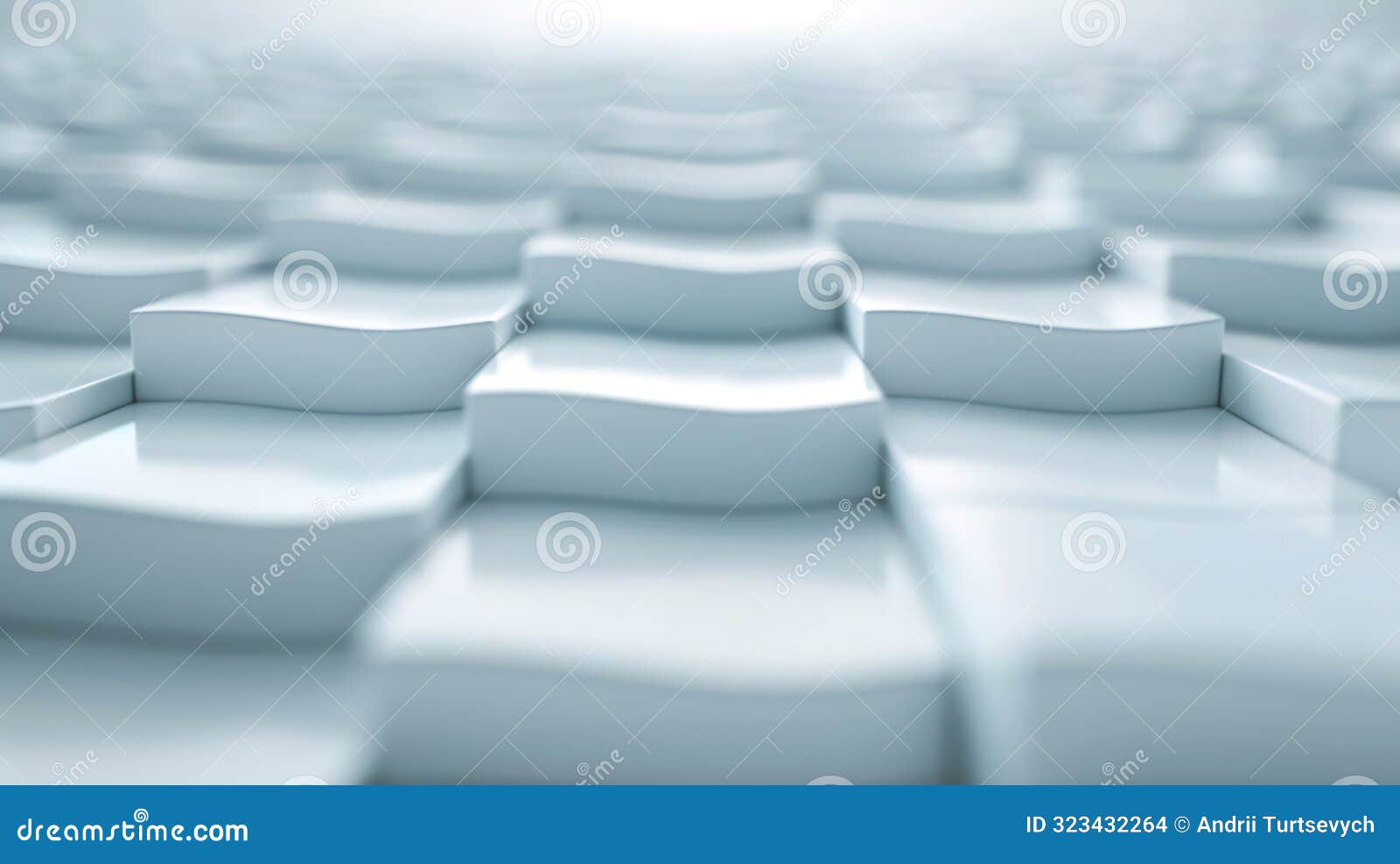 Abstract White Wavy Pattern on Smooth Surface in Soft Focus Lighting ...