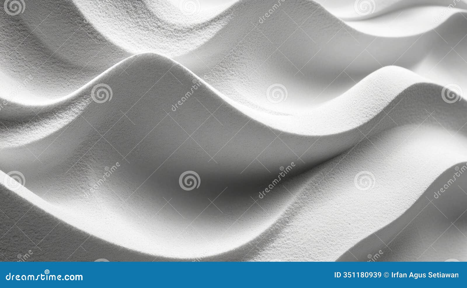 Abstract White Wavy Surface Texture Design Stock Illustration ...