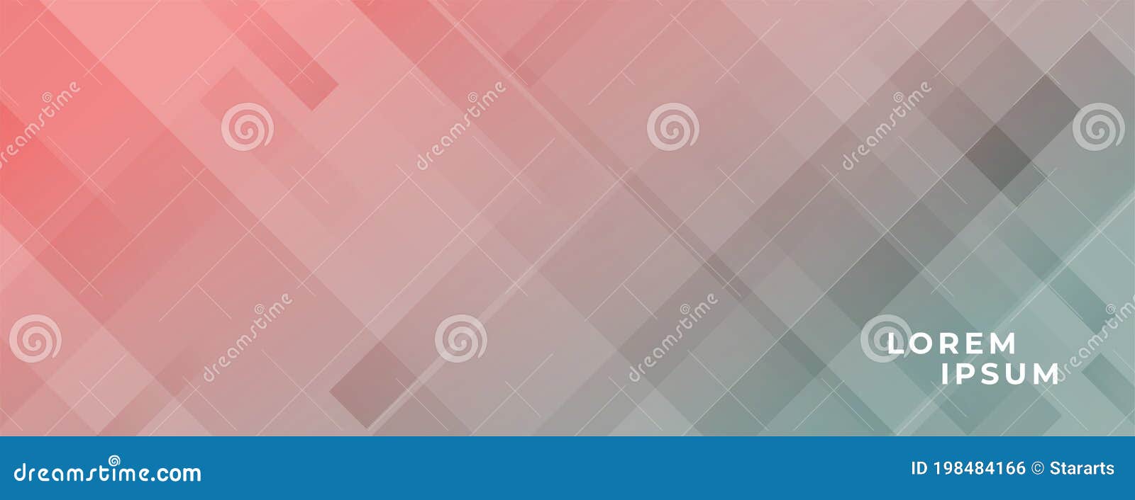 Abstract Wide Banner with Diagonal Lines Effect Design Stock Vector ...