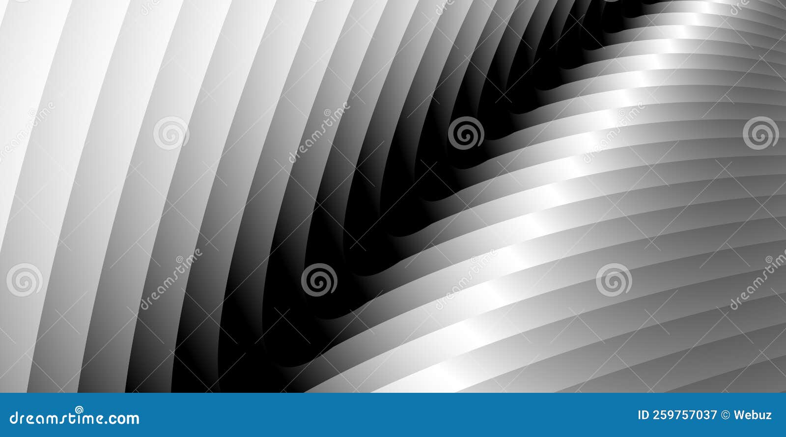 Abstract Wide Horizontal Background or Pattern of Gradient Black and ...