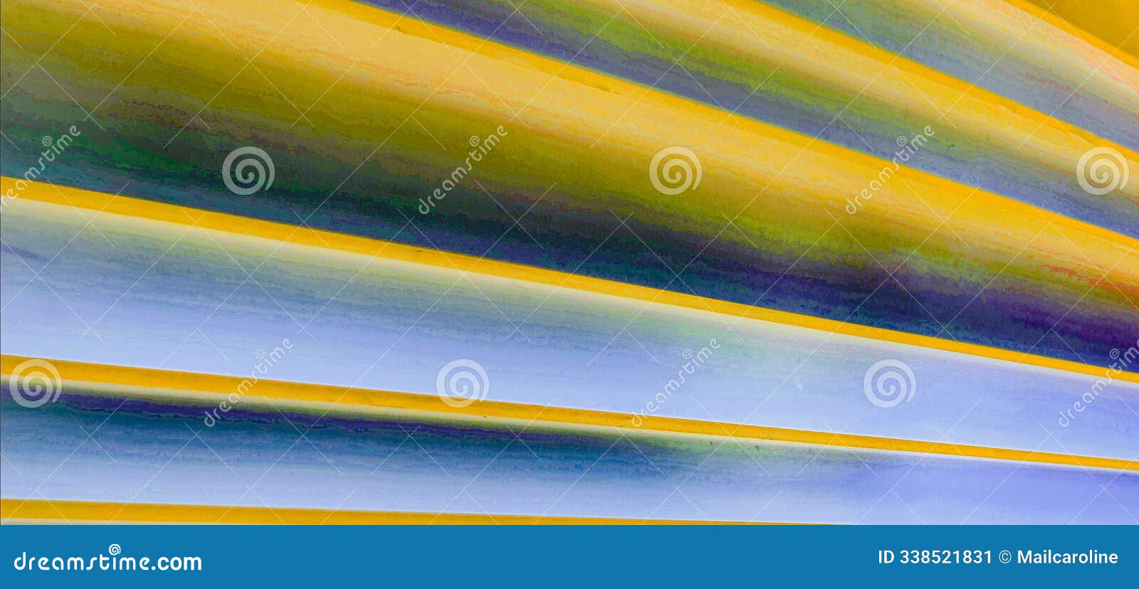 Abstract Horizontal Line Color Perspective Blue Yellow Background Stock ...