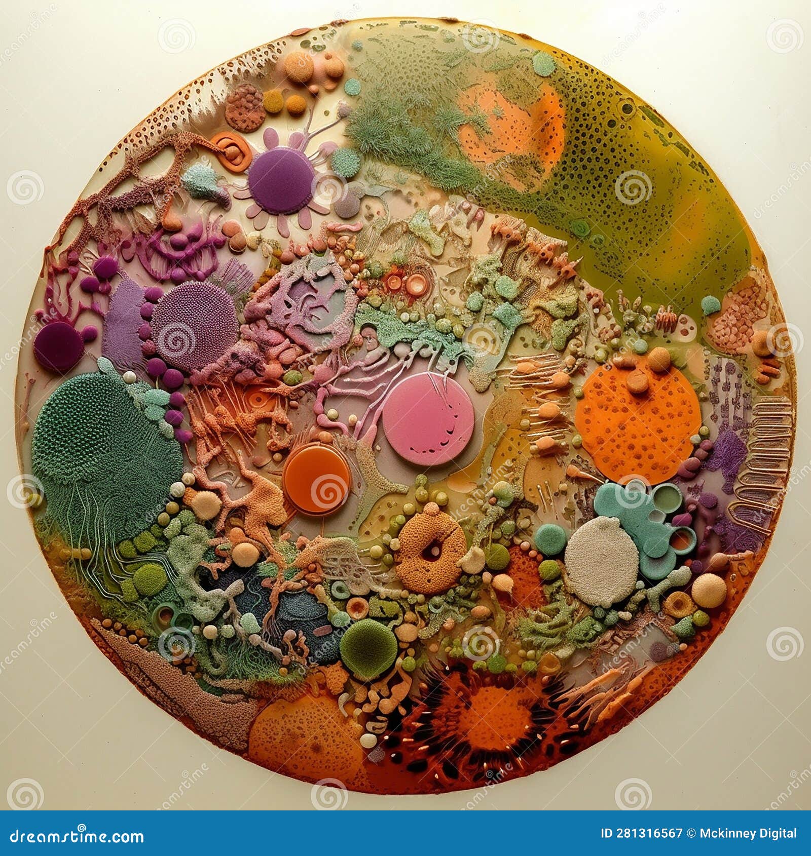 Weirdcore Bacterial Art. Created Using Ai Generative. Created Using Ai ...