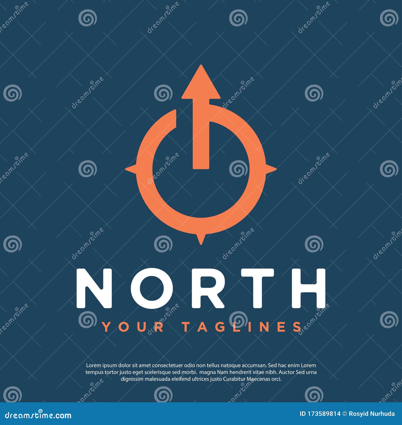 Abstract Wind Direction or Compass Vector Logo Stock Vector ...