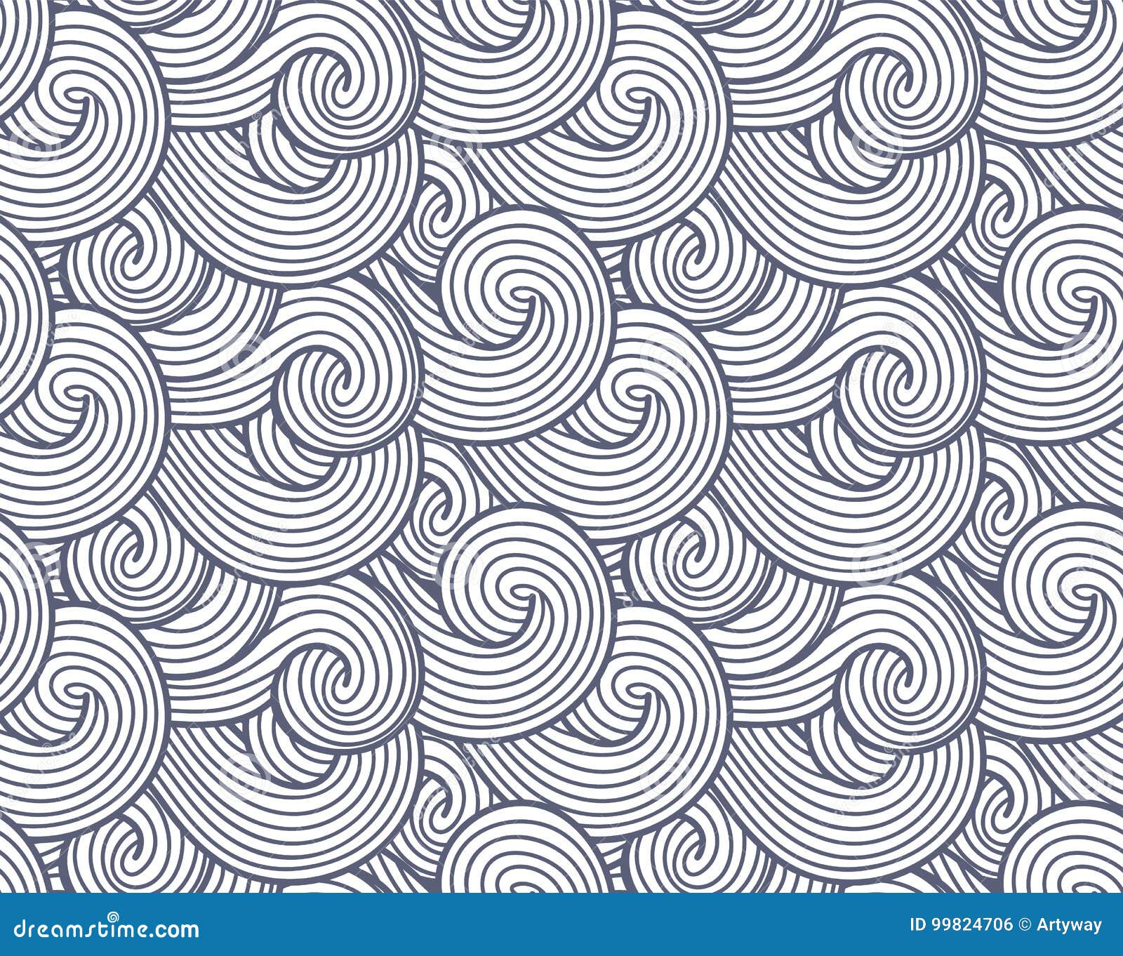 Abstract Wind Texture, Sea, Ocean and River Vector Waves Background ...