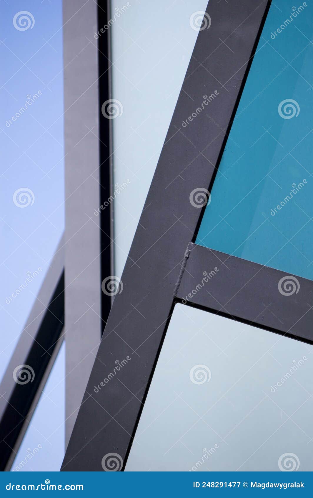 Abstract Window Frames Details Stock Image - Image of metallic ...