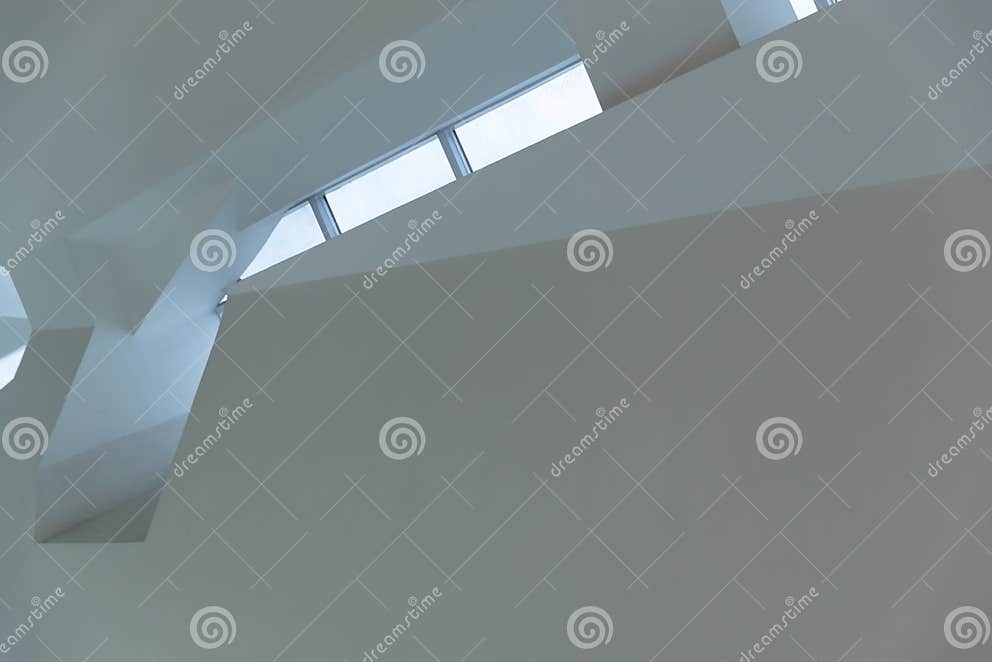 Abstract Architecture Window Interior with the Light Pass through Stock ...