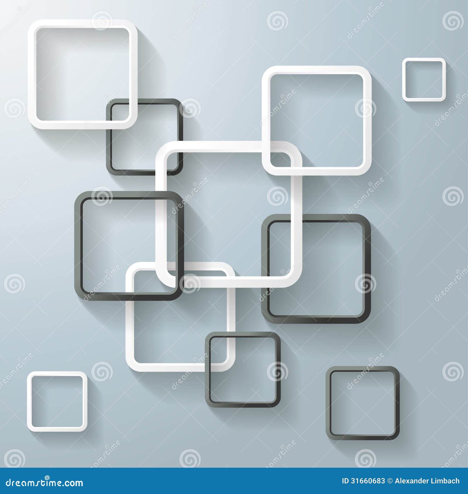 Abstract Window Rectangles stock vector. Illustration of circle - 31660683