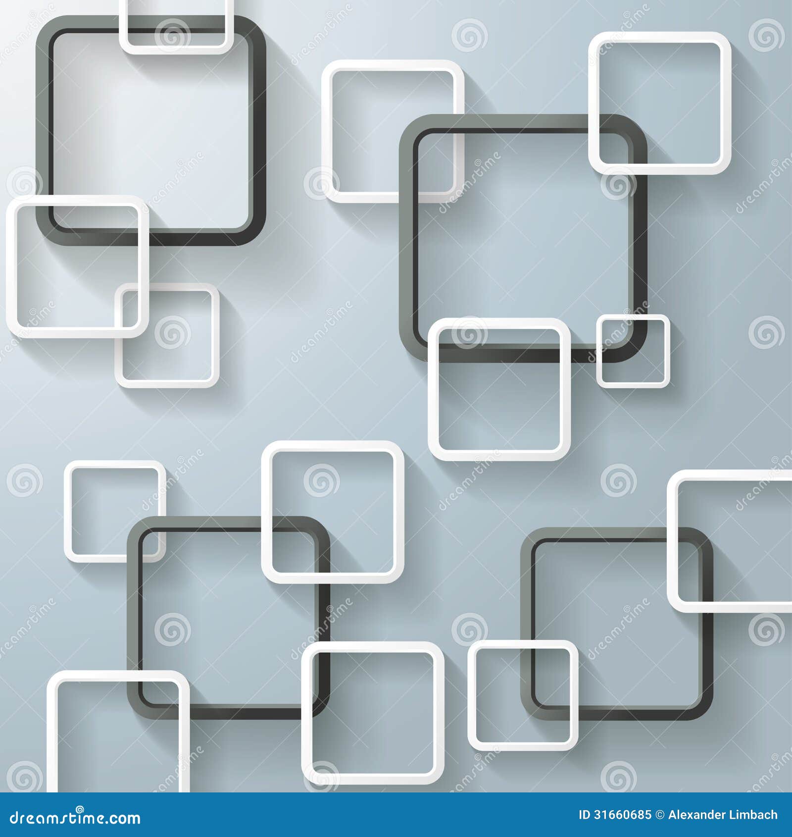 Abstract Window Rectangles Four Black Stock Illustration - Illustration ...