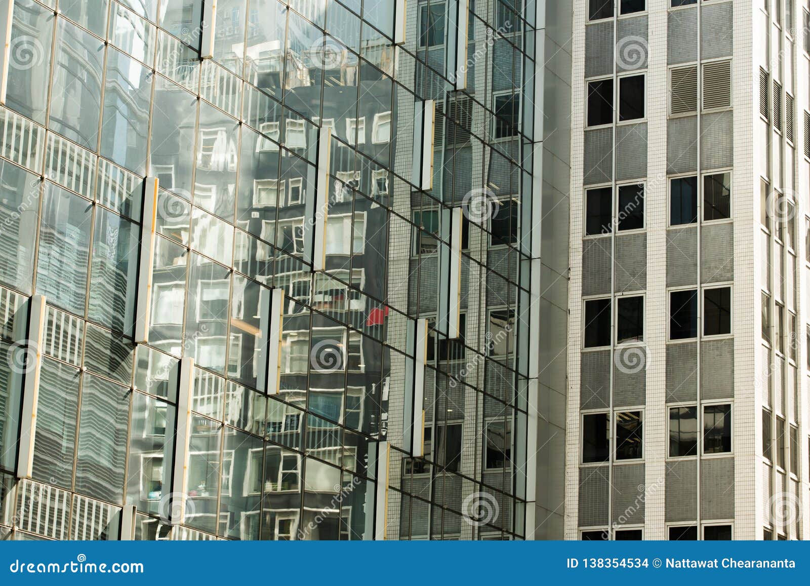 Abstract Windows Glass Fragment of Building Stock Photo - Image of ...