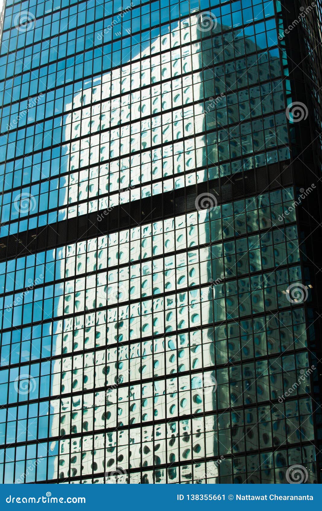 Abstract Windows Glass Fragment of Building Stock Image - Image of ...