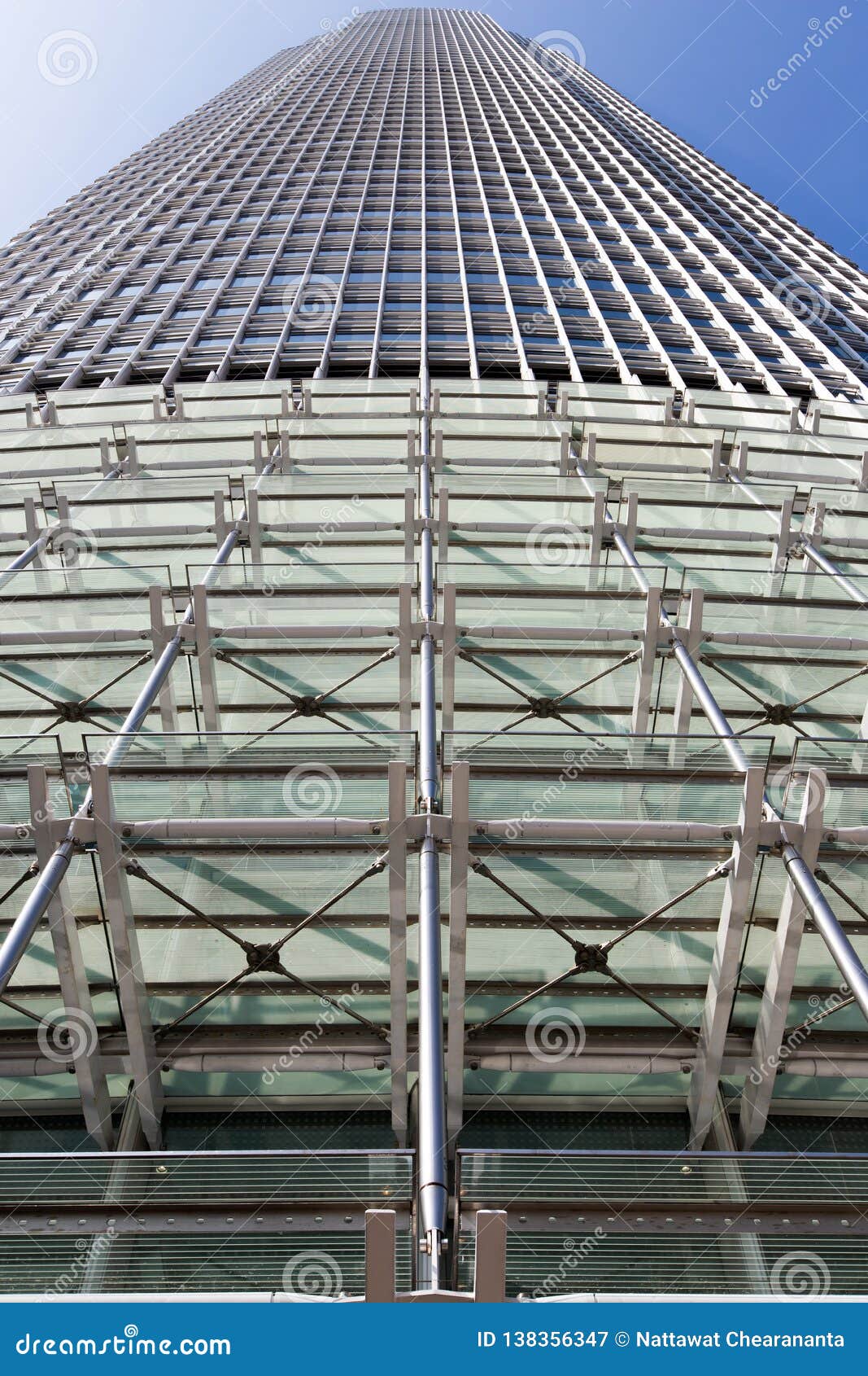Abstract Windows Glass Fragment of Building Stock Image - Image of ...