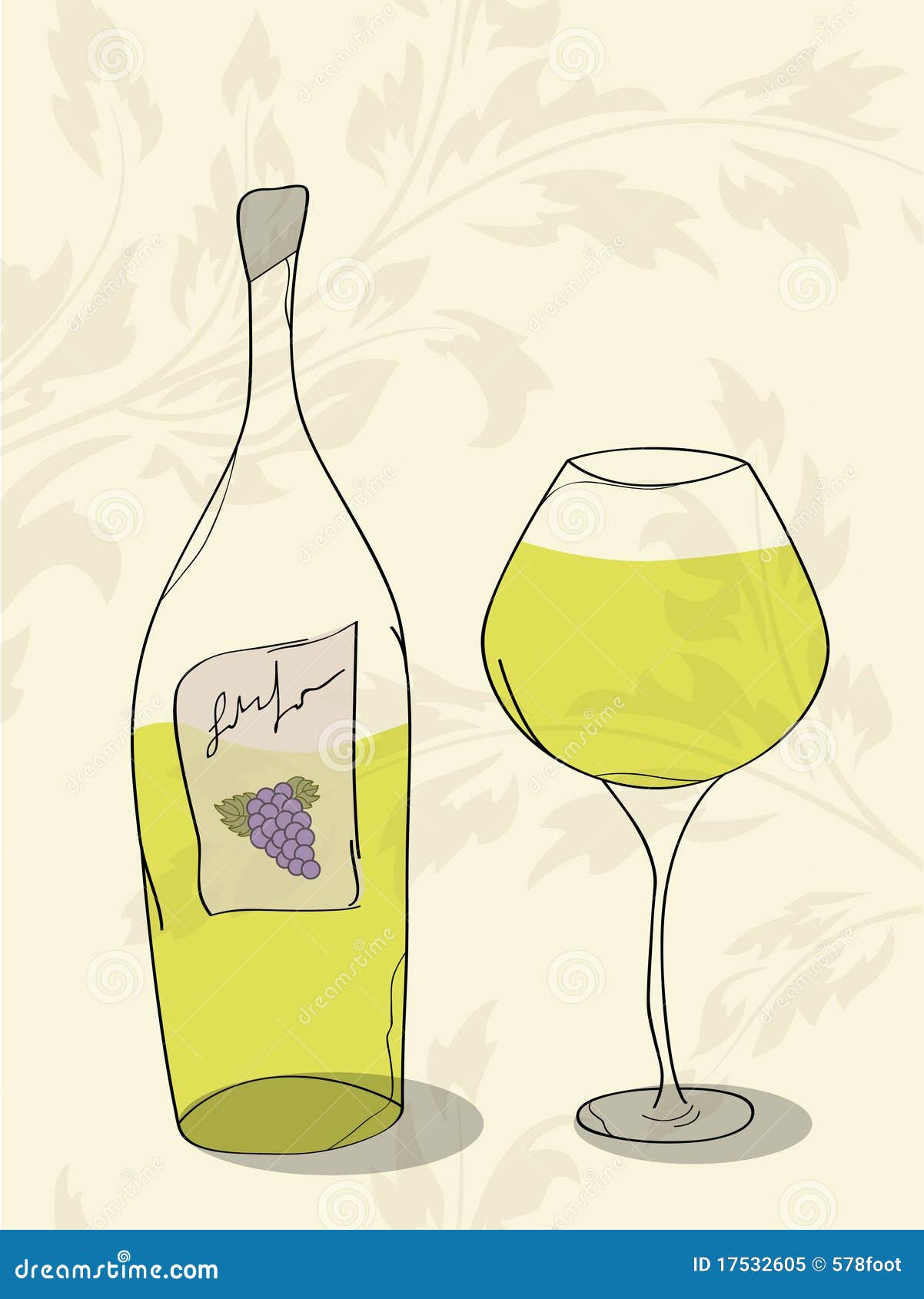 Abstract wine stock vector. Illustration of design, vine - 17532605