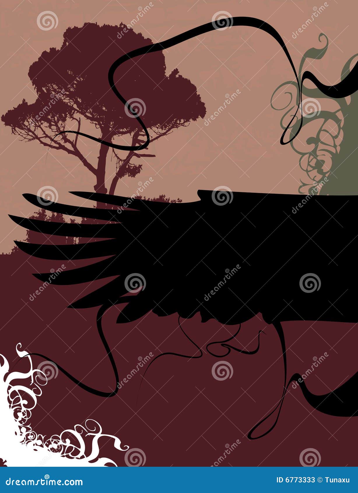 Abstract Wing Design stock illustration. Illustration of abstract - 6773333