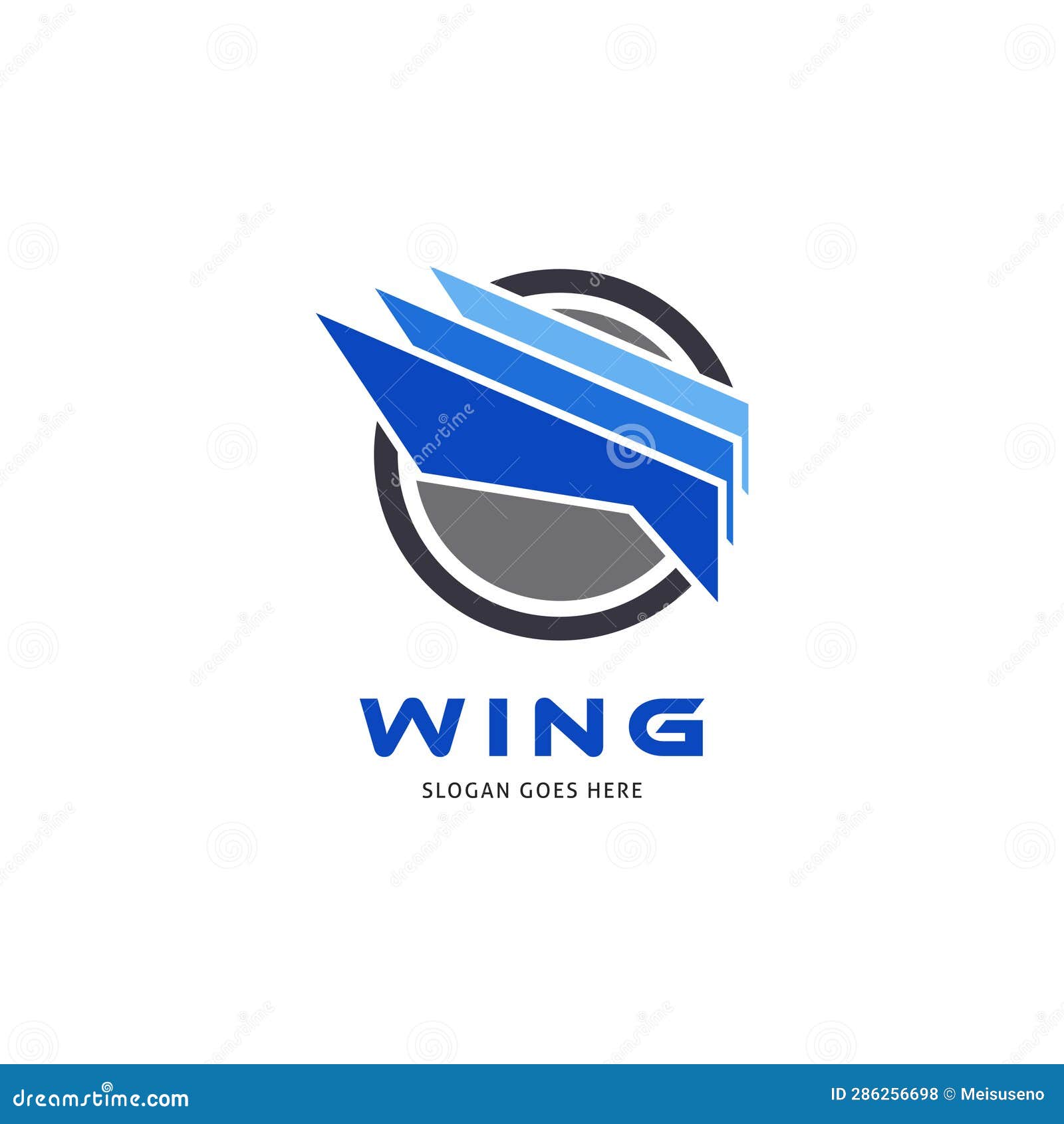 Abstract Wing Icon Vector Logo Template Illustration Design Stock ...