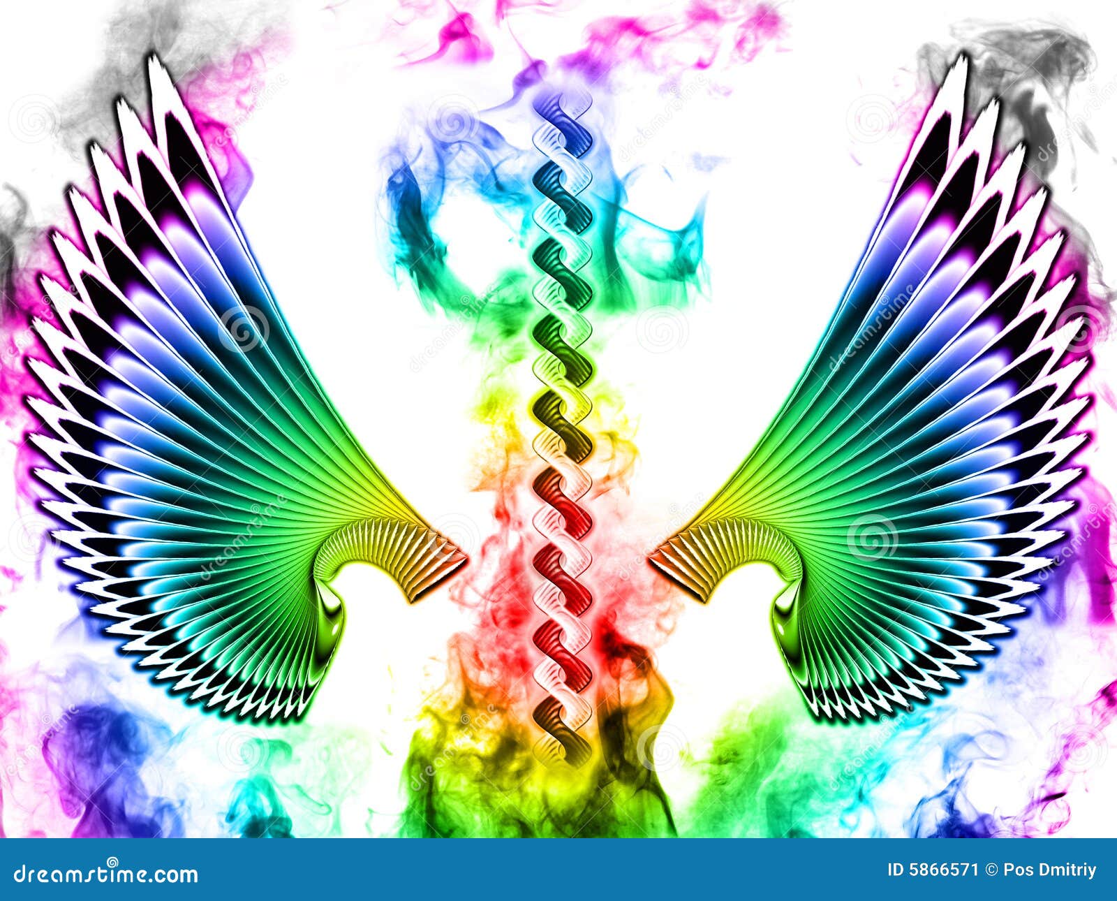 Abstract wings stock illustration. Illustration of abstract - 5866571