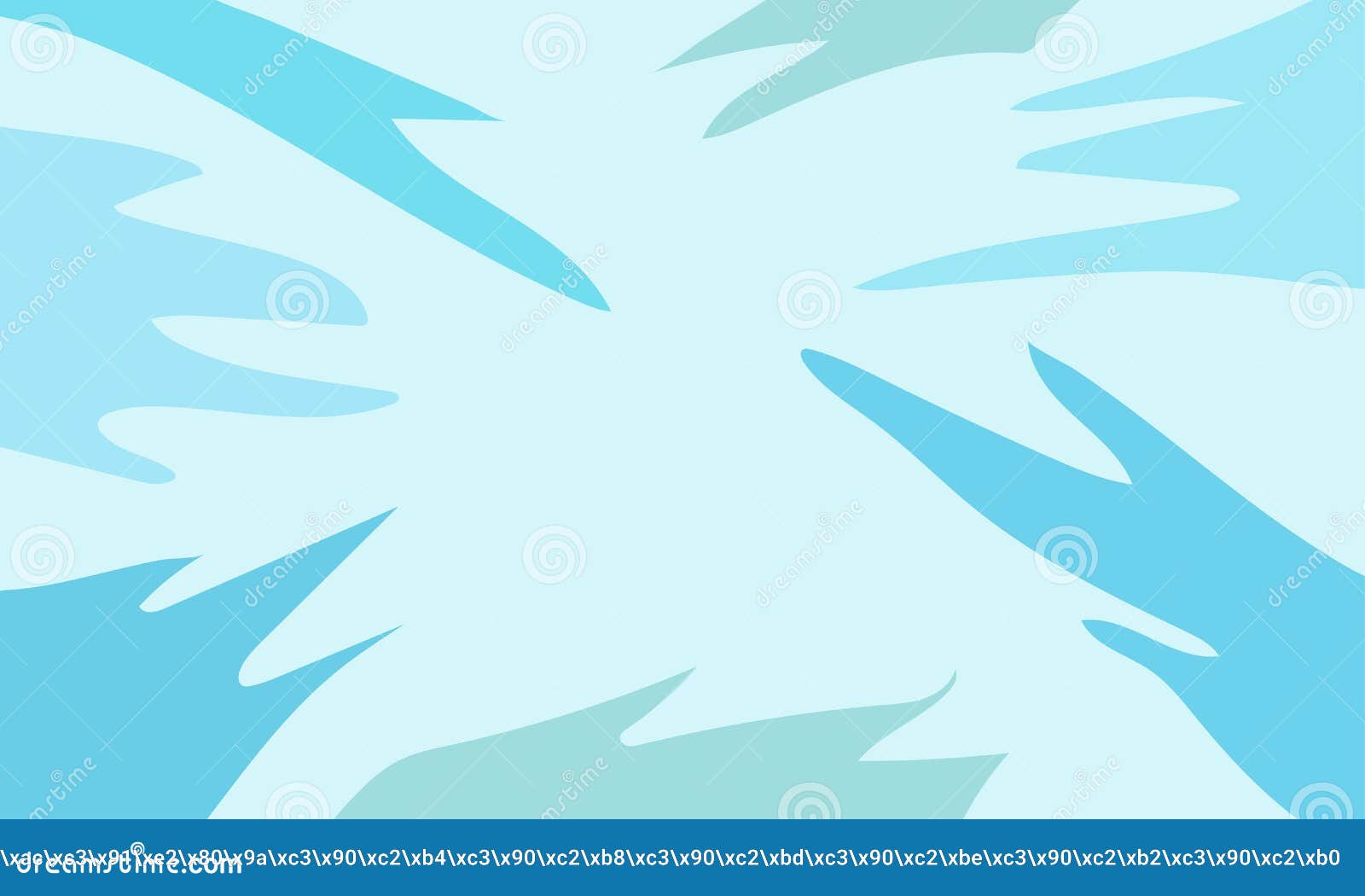 Abstract Winter Background in Blue Shades Stock Vector - Illustration ...