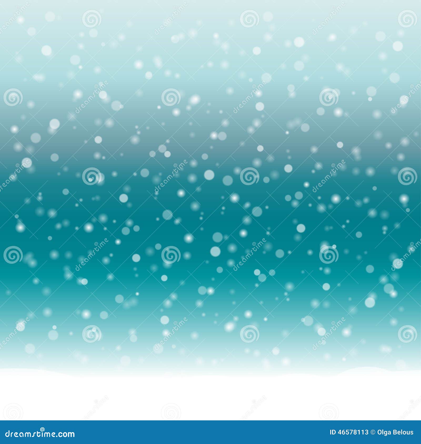 Abstract Winter Background with Snow. Stock Vector - Illustration of ...