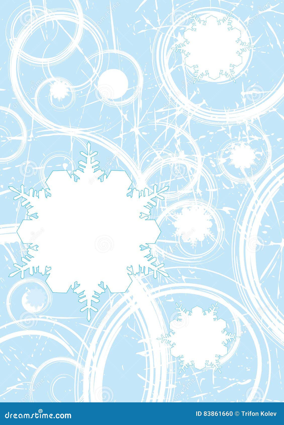 Abstract winter background stock vector. Illustration of snowflakes ...