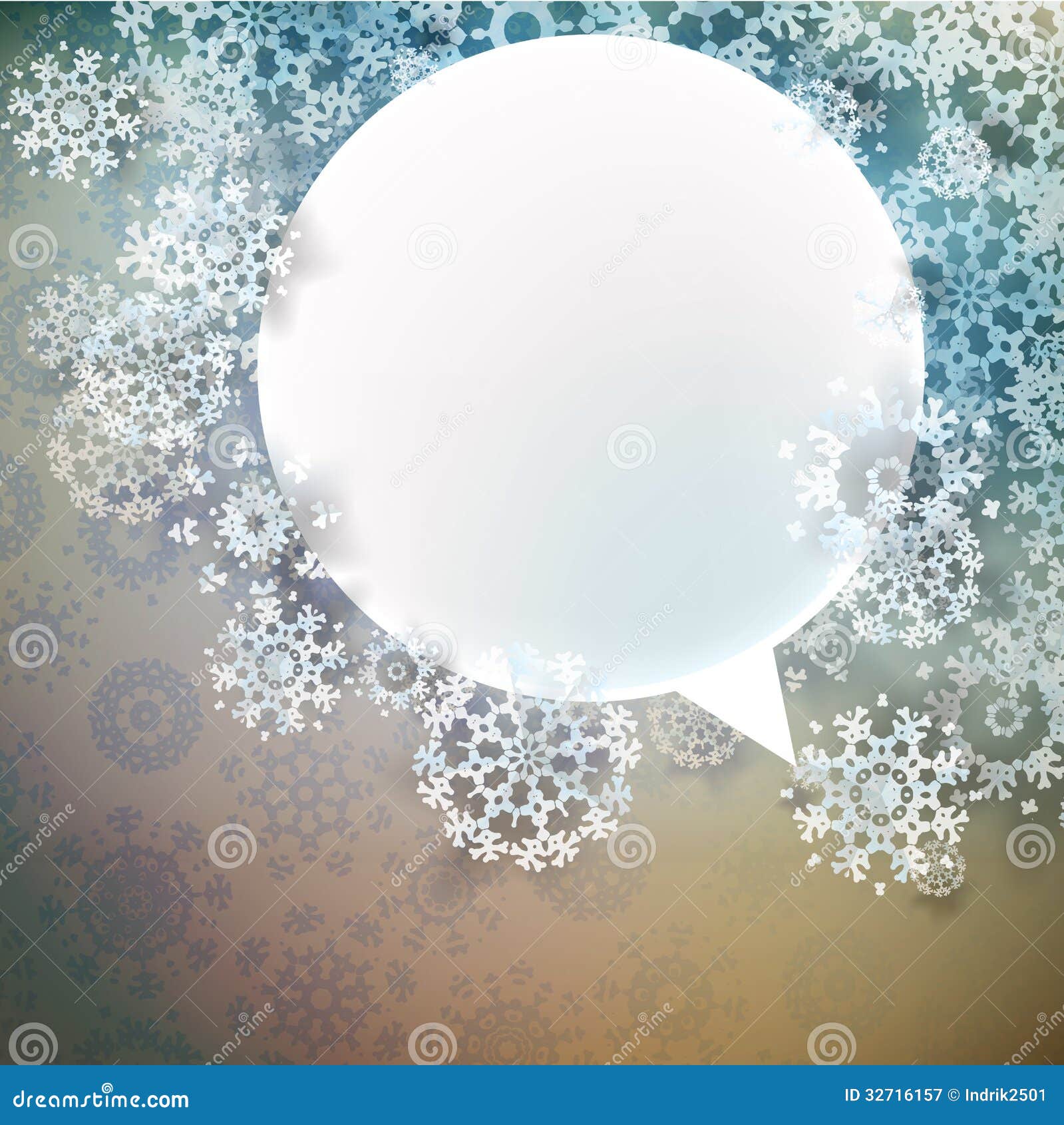 Abstract Winter Design with Snowflakes. EPS 10 Stock Vector ...