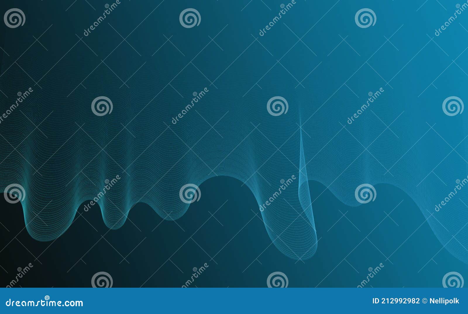 Abstract Wire Mesh Wave Background Stock Illustration - Illustration of ...