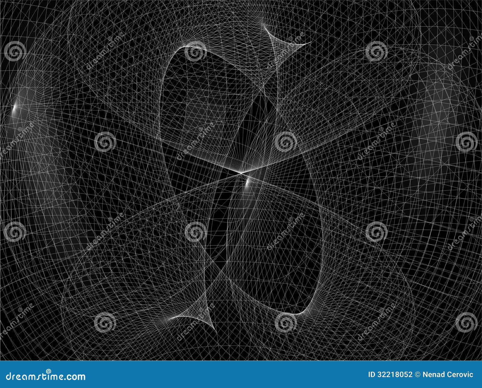 Abstract Wire Net Structure Vector Stock Vector - Illustration of ...